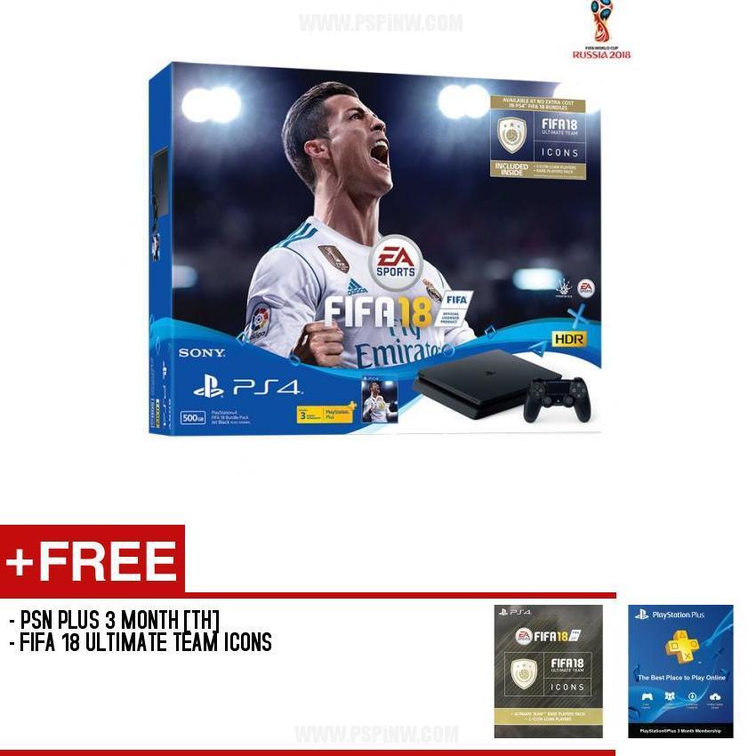 PS4 SLIM : FIFA 18 BUNDLE [500GB] UPDATE FIFA WROLD CUP RUSSIA 2018 ...