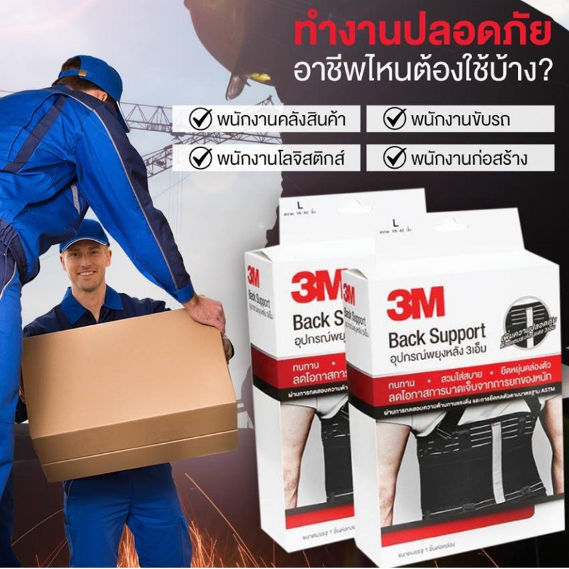 เข็มขัดพยุงหลัง ยี่ห้อ 3M ขนาด 3M Back Support S M L XL - shoptnk ...
