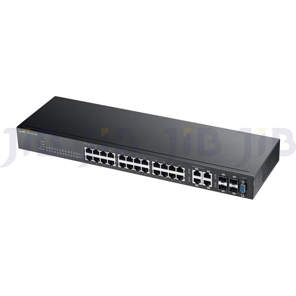 JIB SWITCH (สวิตซ์) ZYXEL 24 PORTS GS2210-24 GIGABIT PORT L2 MANAGED ...