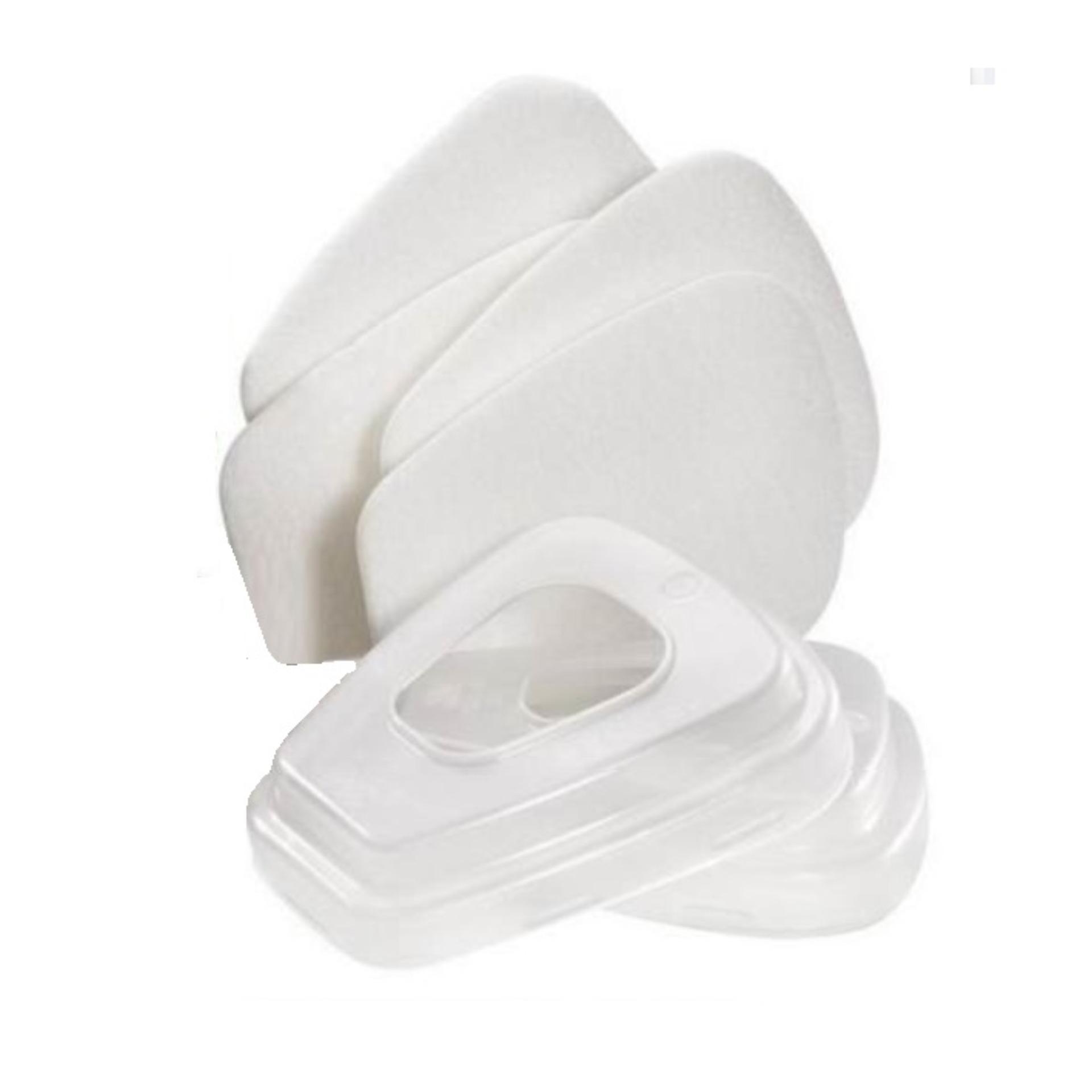 3M ชุดฟิลเตอร์ 4ชิ้น 5n11 และ ฝาครอบ 2 ชิ้น 501 5N11 N95 Filter 3M 501 ...