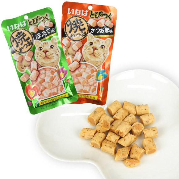 Inaba Soft Bits ขนมแมว ปลาทูน่าและเนื้อสันในไก่ คละรสชาติ สำหรับแมวทุก ...