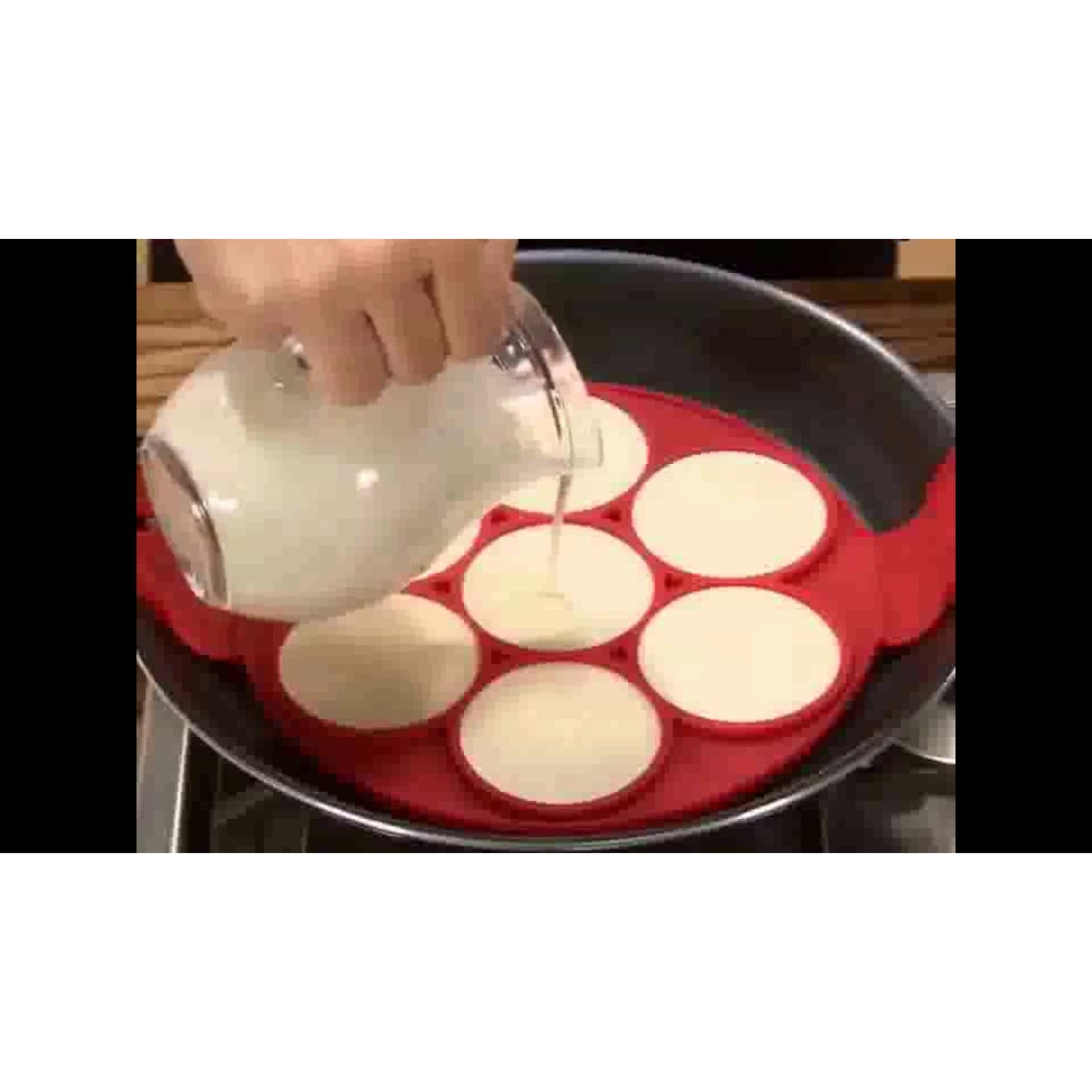 VAUKO : CLK แม่พิมพ์ซิลิโคน ทำแพนเค๊ก หรือไข่ดาว ไม่ติดกระทะ เพียงตอก/เท พลิก แล้วเสิร์ฟ ...