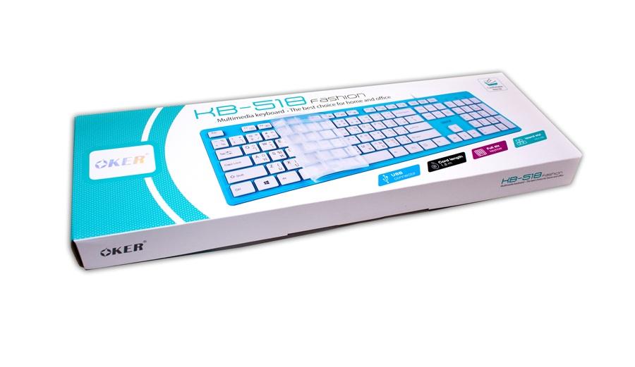 คีย์บอร์ด USB Keyboard OKER KB-518 - LITTLE01 - ThaiPick