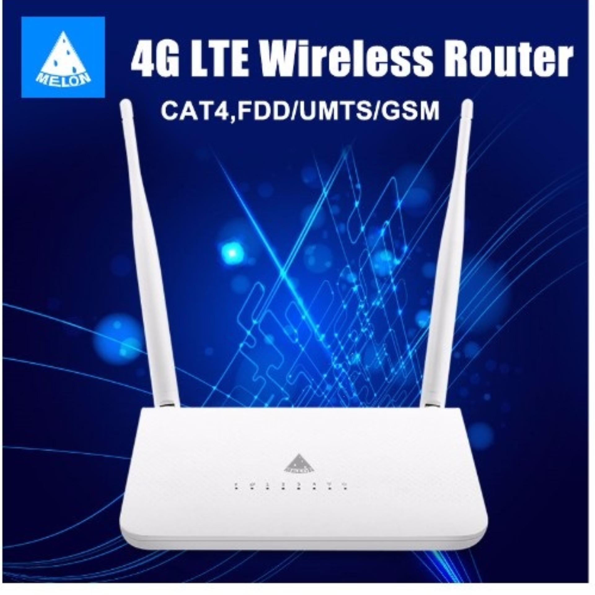 4G Router เร้าเตอร์ใส่ ซิม SIM รองรับ 3G,4G ,CAT4 4G Ultra Fast Speed รองรับใช้งาน Wifi ได้สูง ...