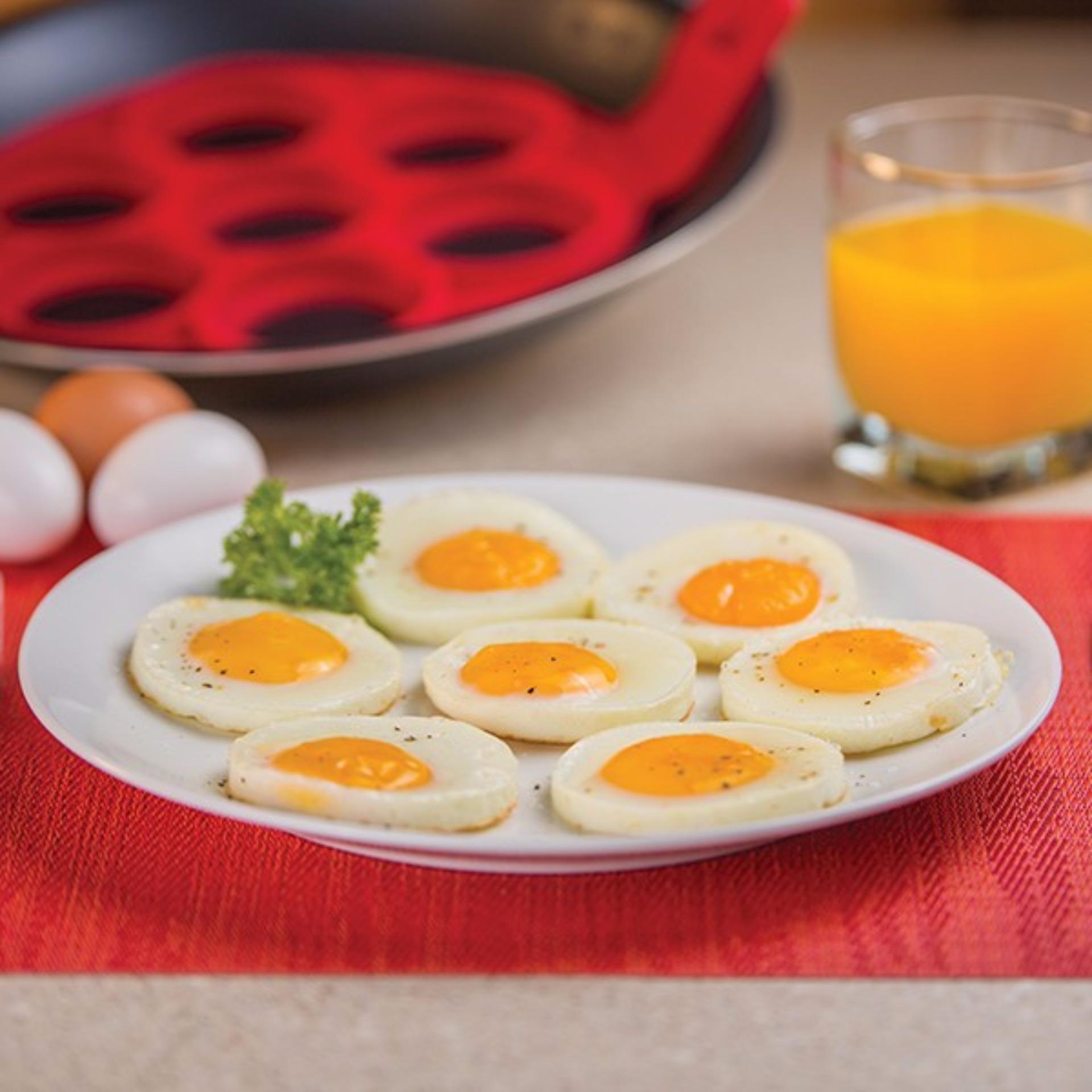 VAUKO : CLK แม่พิมพ์ซิลิโคน ทำแพนเค๊ก หรือไข่ดาว ไม่ติดกระทะ เพียงตอก/เท พลิก แล้วเสิร์ฟ ...