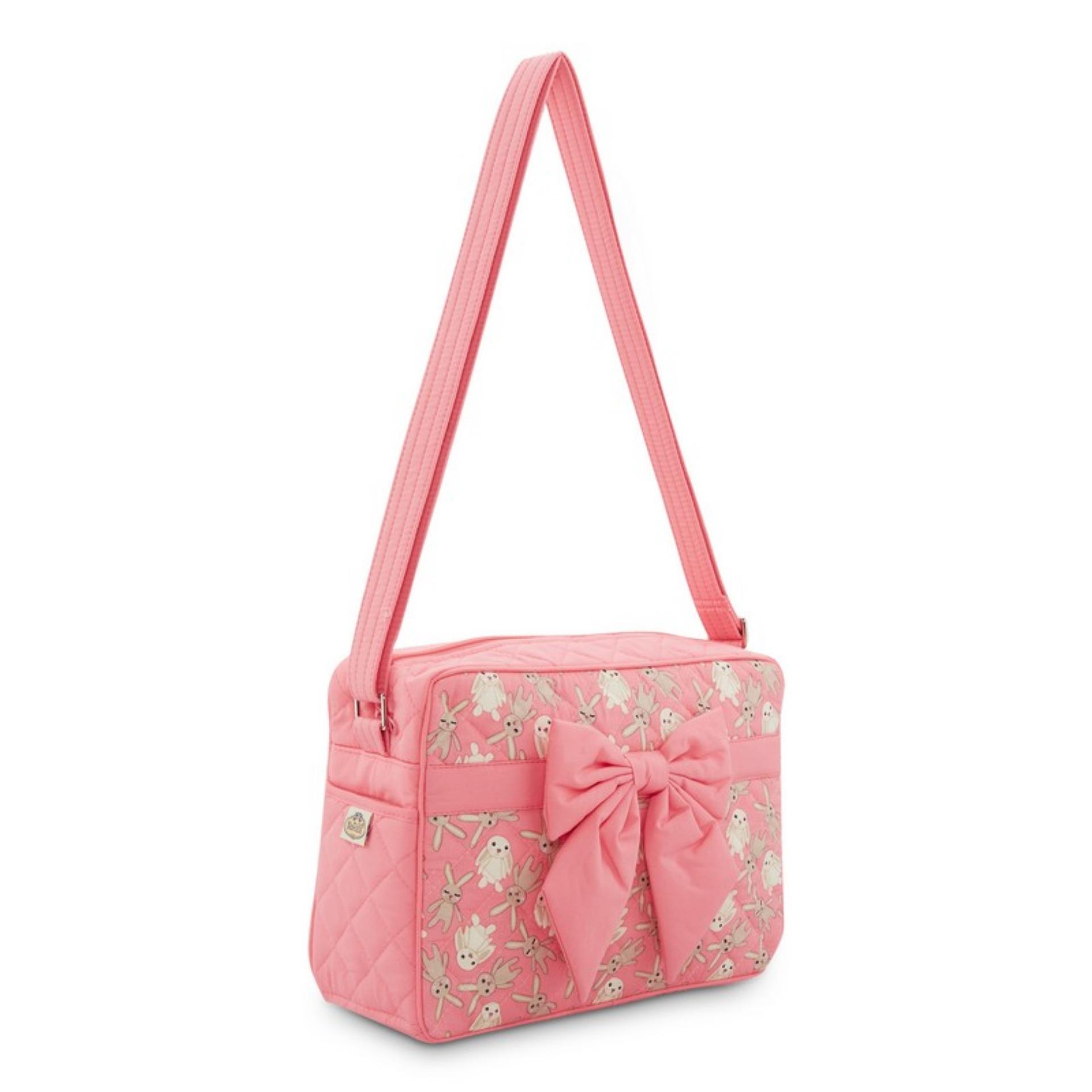 กระเป๋าสะพายข้าง NaRaYa Bunny Printed with Ribbon - Naraya - ThaiPick