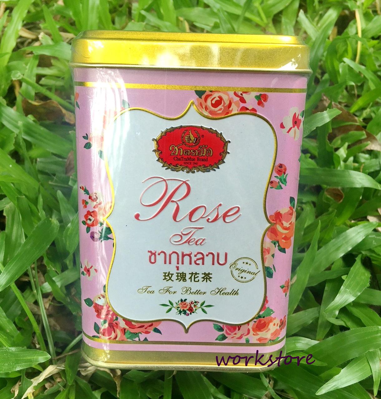 ChaTraMue Instant Tea ชาตรามือ ชาผงปรุงสำเร็จฉลากสีแดง 400กรัม กระป๋อง ...