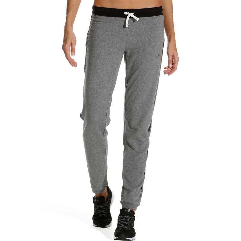 BRAVO กางเกงฟิตเนสขาจั๊มพ์สำหรับผู้หญิงรุ่น Active (สี Mid Mottled Grey ...