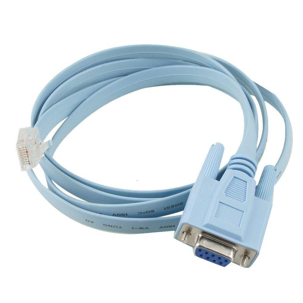 1.8M/6FT DB9 D-SUB VGA Male to RJ45 Jack Cable for Cisco Console Switch ...