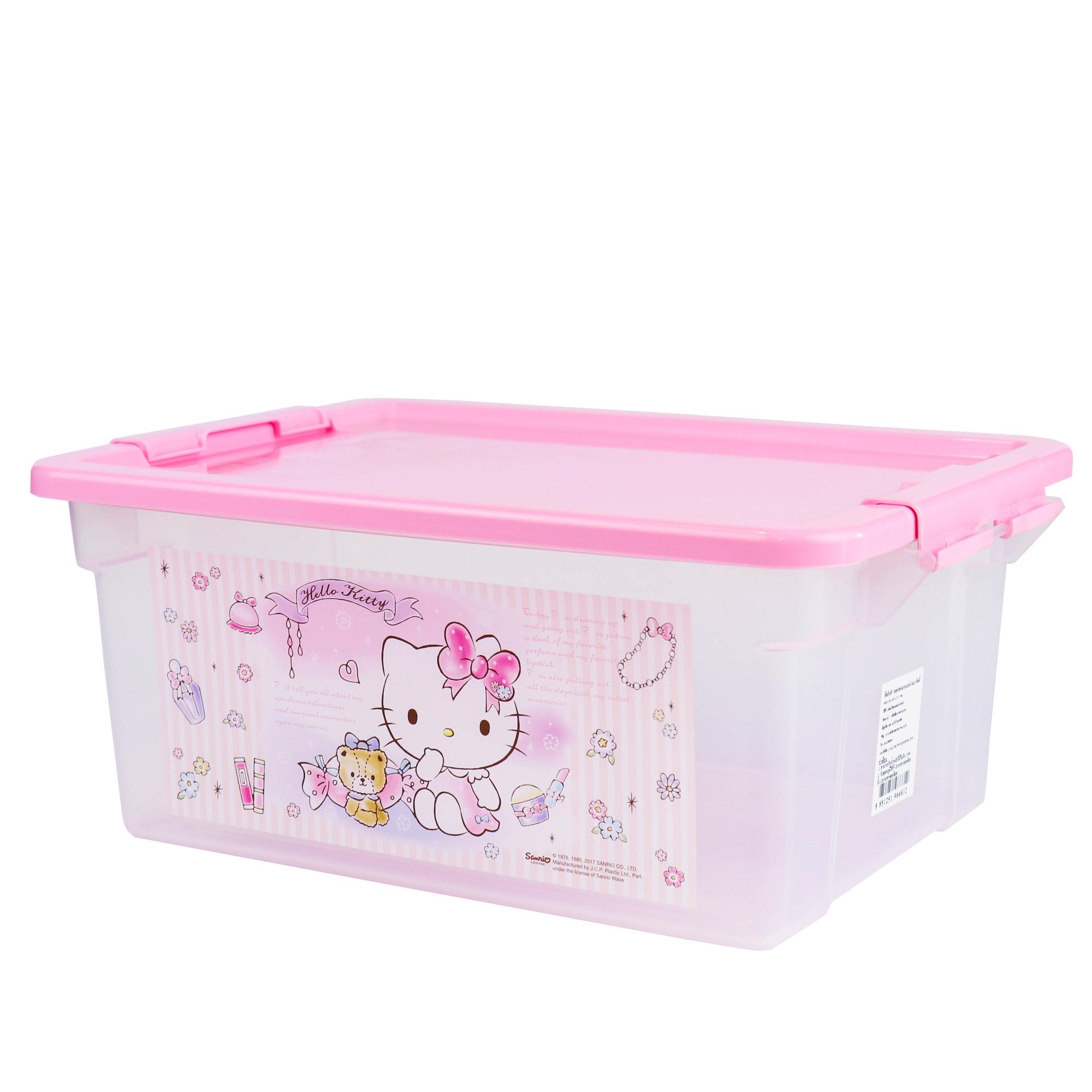 [ซื้อ 1 แถม 1] - Micronware กล่องอเนกประสงค์ ลายลิขสิทธิ์ Kitty คิตตี้ รุ่น 6661 ขนาด 10.5 ลิตร ...