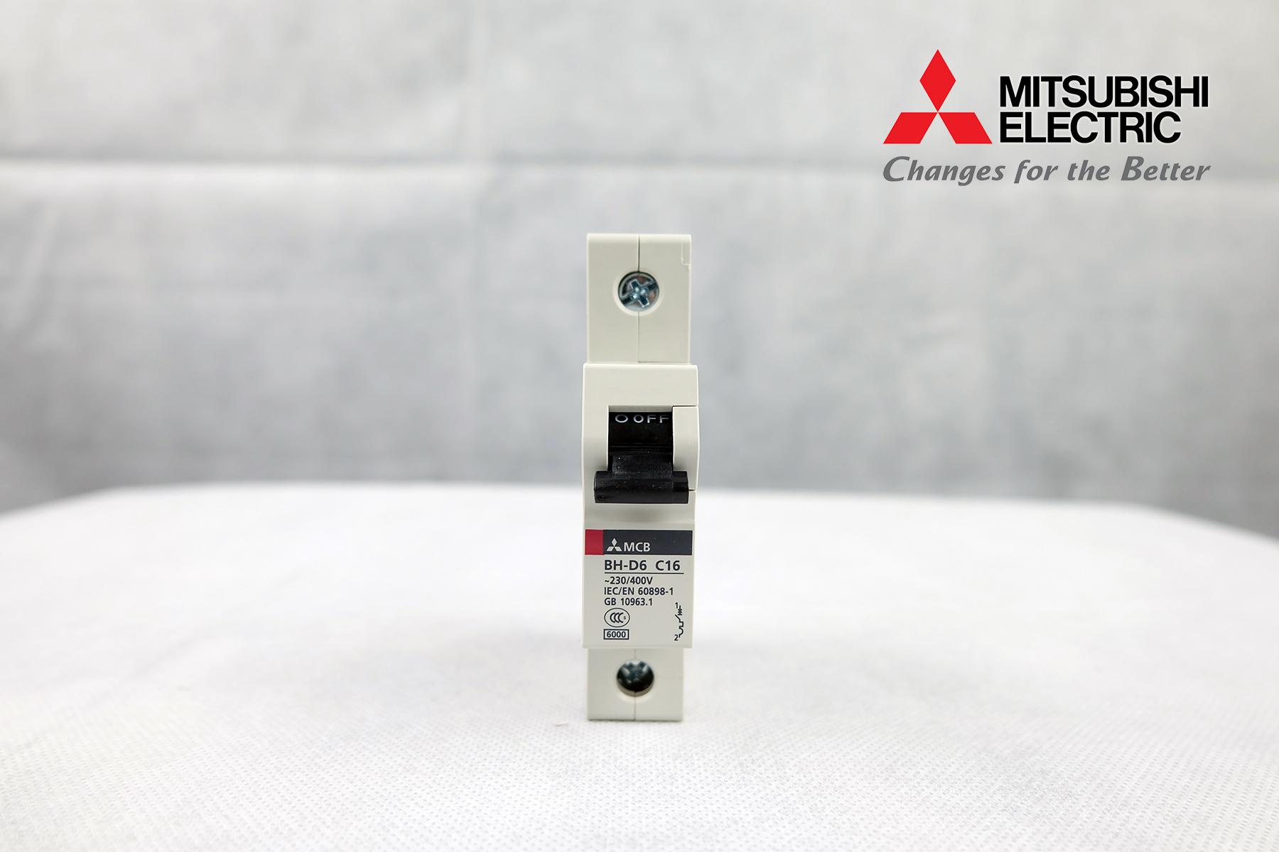 Mitsubishi Miniature Circuit Breaker รุ่น BH-D6 1P 16A - Breaker Thailand - ThaiPick
