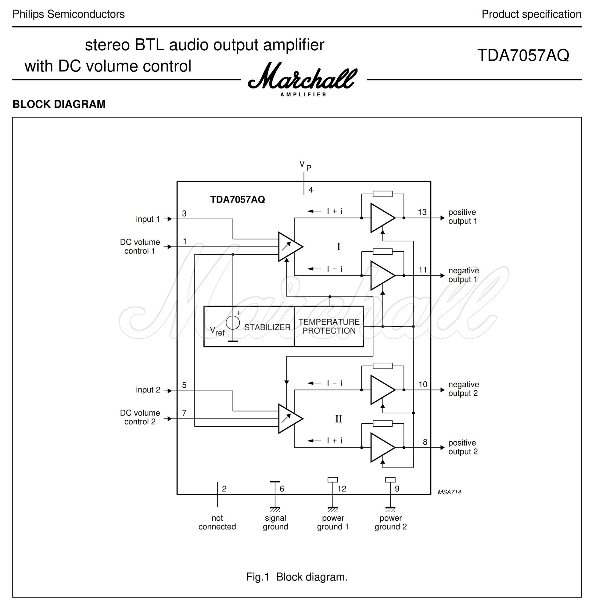 TDA7057 แอมป์ขยายเสียง 360 วัตต์ ใช้ชิป Philip ฟิลิปส์ ใช้ในรถ 12 VDC ...