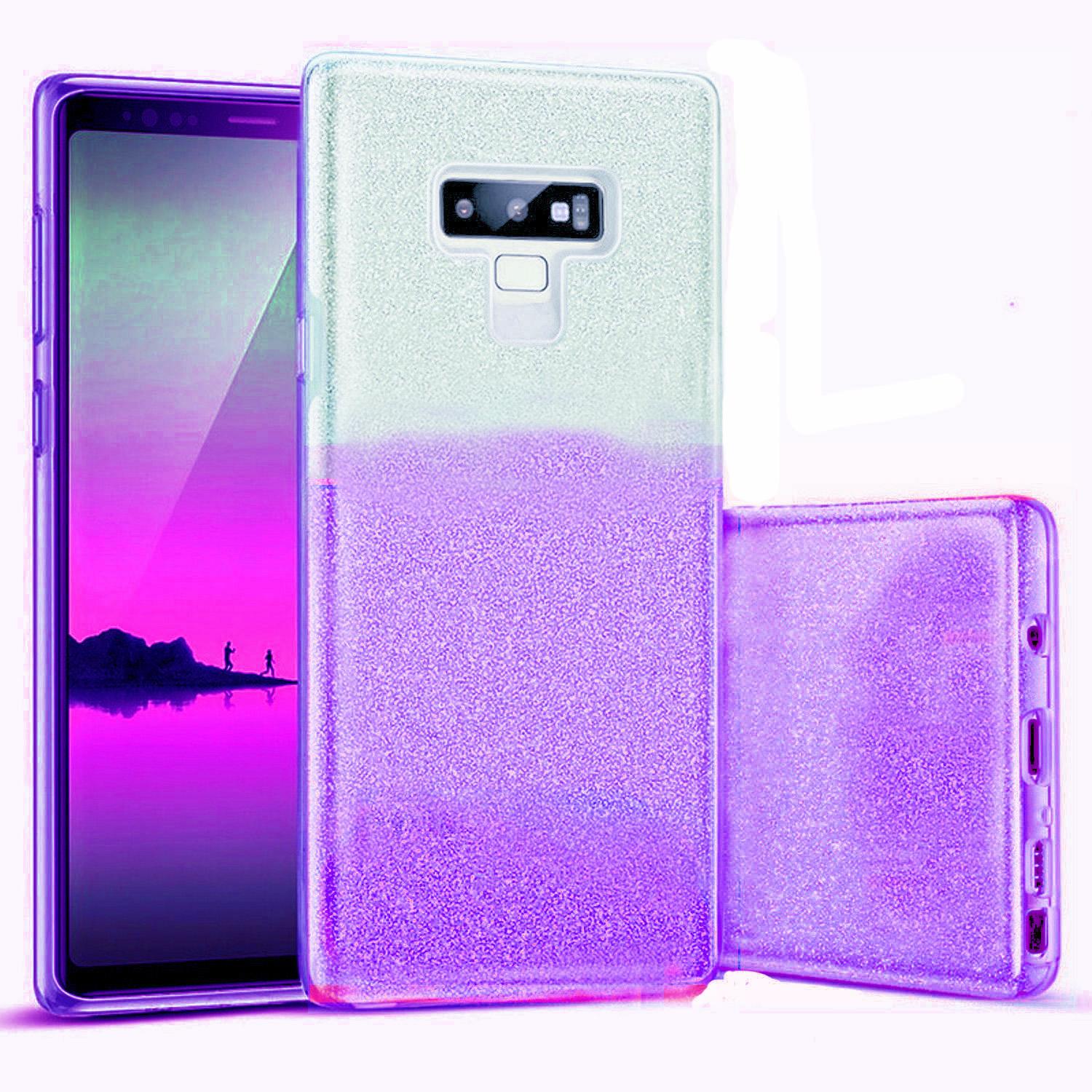 BKKONLINE Slim Glitter Gradient Case For Samsung Galaxy note 9 Diamond ...