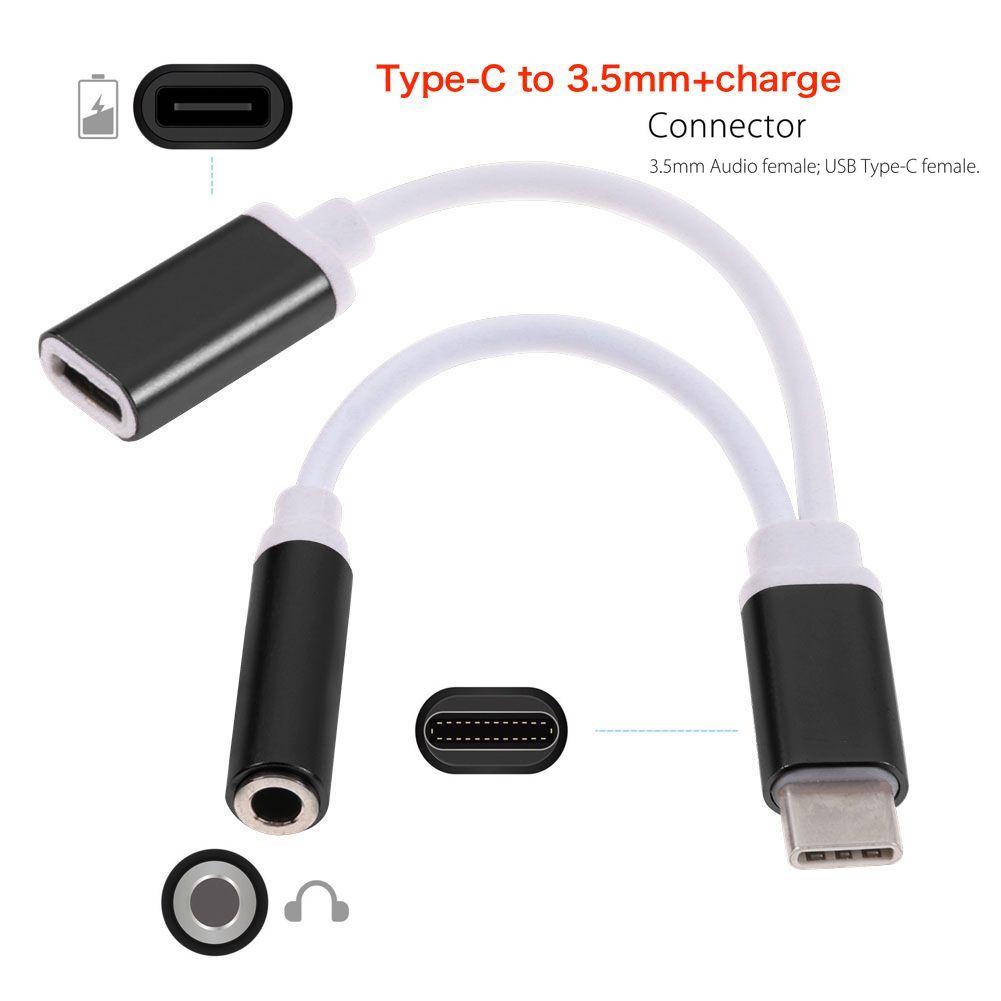 สินค้าแนะนำ 2 in 1 USB C Type C to 3.5mm Headphone Audio Aux Jack ...