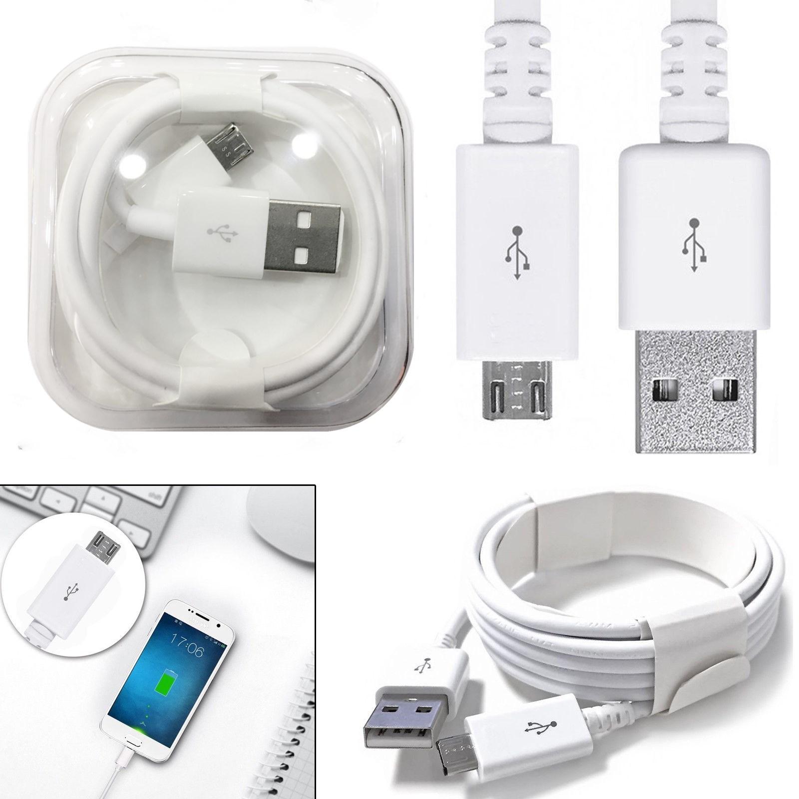 Samsung Galaxy S6 S7 Edge Note 5/4 Fast Charger 3A Micro USB Data Cable ...