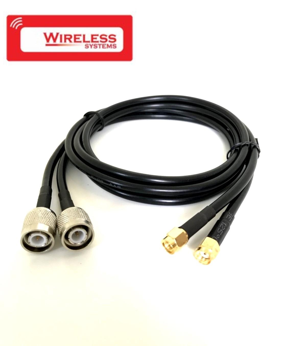 N-TYPE Male to TNC male LMR200 lowloss cable 1 meter - PACK 4 - BUY IT9 ...