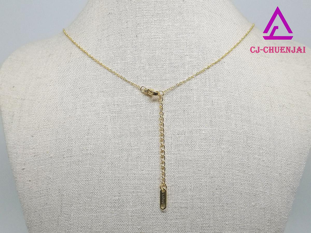 CJ Jewelry สร้อยคอแฟชั่นพร้อมจี้ สแตนเลสแท้ สามารถปรับความยาวได้ รหัส ...