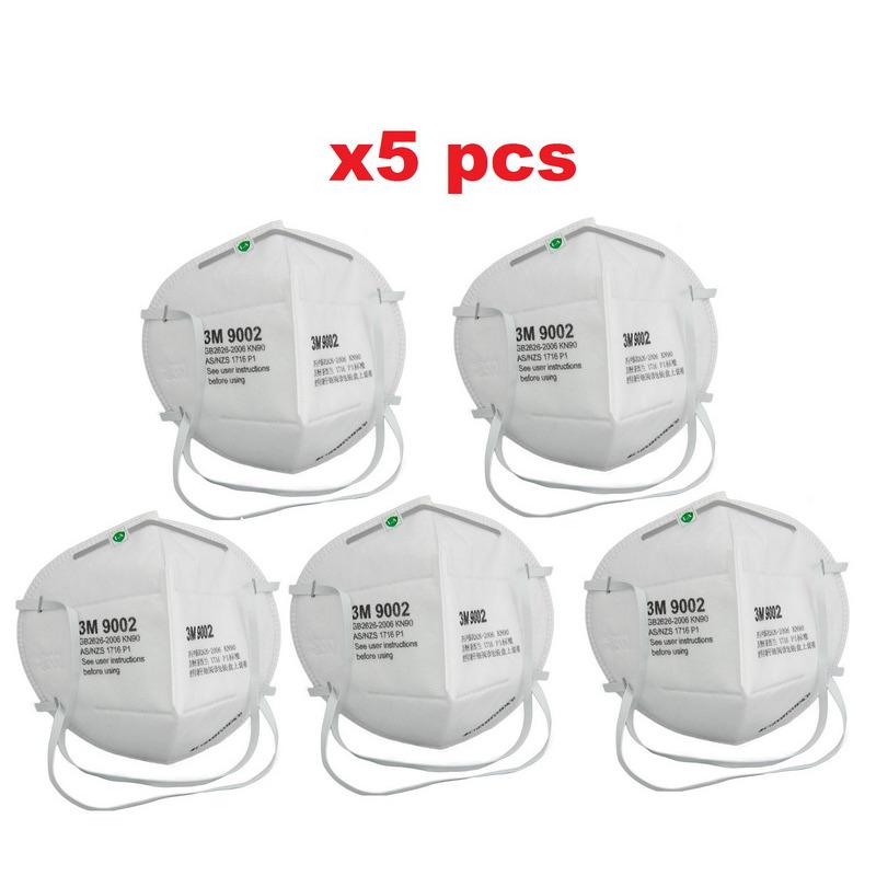 หน้ากากป้องกันฝุ่นละออง 3M 9002 P1 x 5ชิ้น Mask - TNK MARINE - ThaiPick
