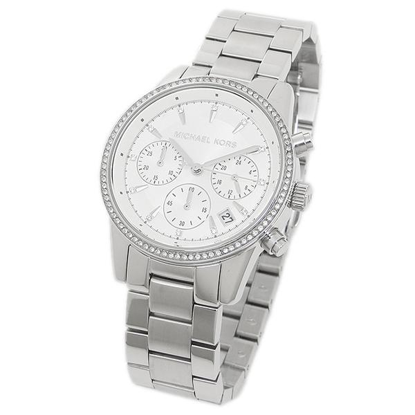 นาฬิกาผู้หญิง MICHAEL KORS Ritz Chronograph White Dial Ladies Watch ...