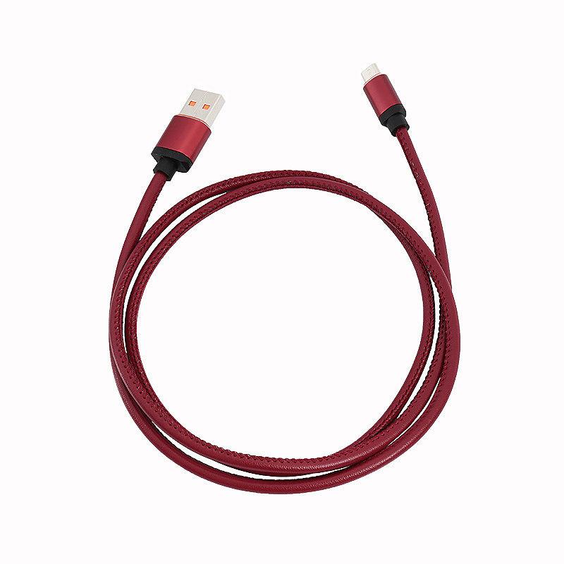 1M Micro USB Fast Charging Data Sync Leather Cable 2A For Anroid Mobile ...