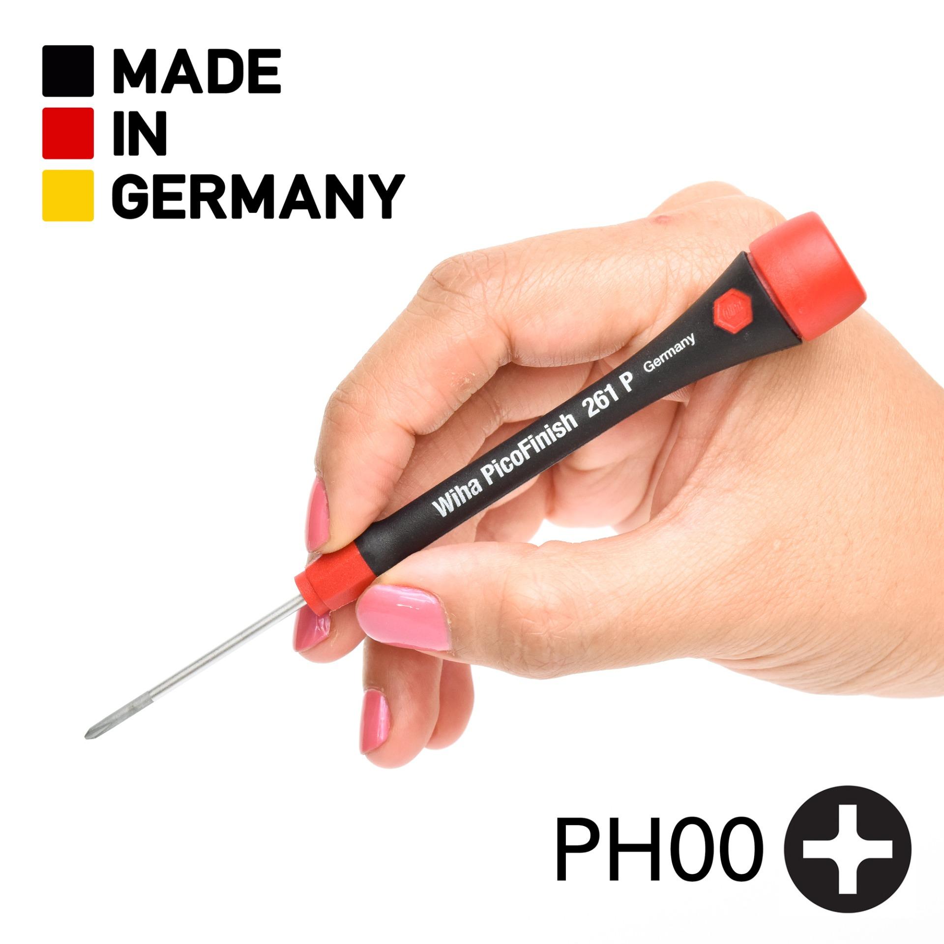 Wiha PicoFinish ไขควงปากแฉก PH00 Made in Germany รุ่น 261P PH00x40 ...