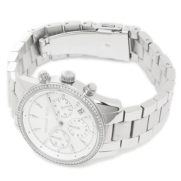 นาฬิกาผู้หญิง MICHAEL KORS Ritz Chronograph White Dial Ladies Watch ...