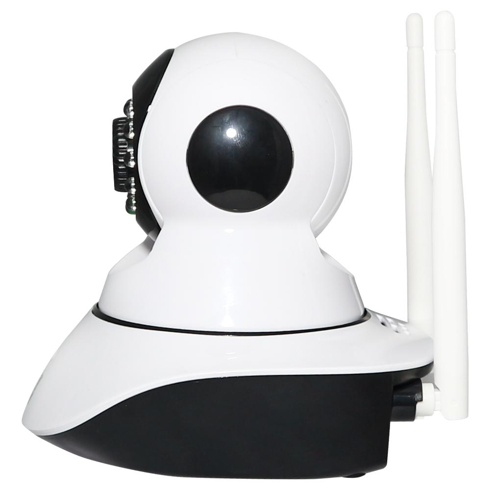 Keye2เสา ชุดกล้องวงจรปิด IP Camera Robot 2ตัว 1.4 MP HD 720P NVR(Network Video Recorder) 4ช่อง ...