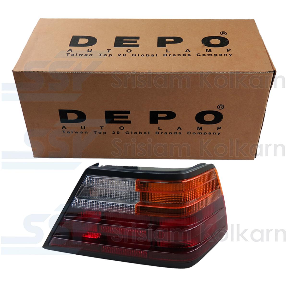 ไฟท้าย BENZ(W124)'86-89 DEPO RHขาวเหลืองแดง ( 440-1910R )( ขวา ) - Srisiam - ThaiPick