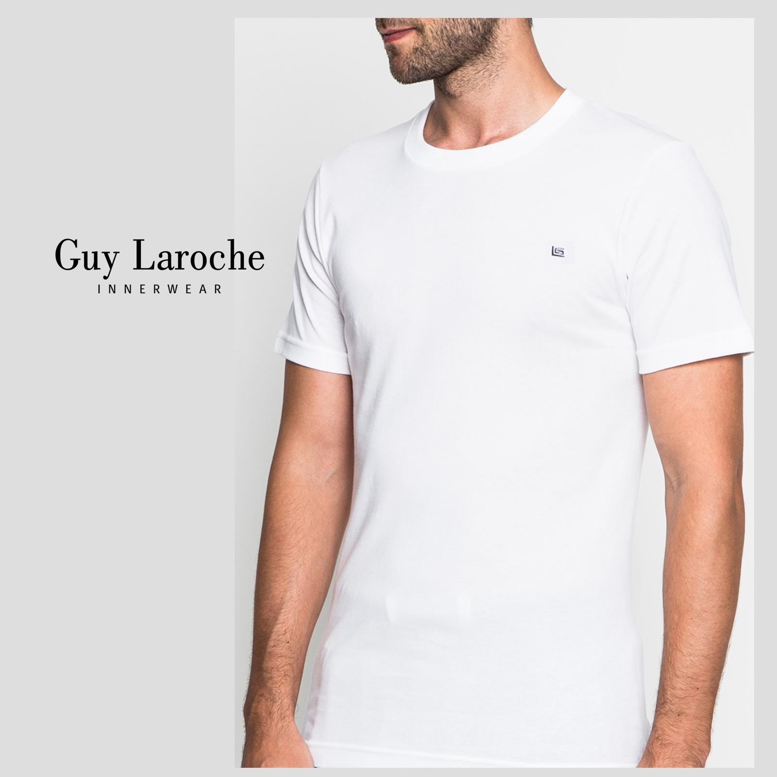 เสื้อผู้หญิง เสื้อเชิ้ตผู้หญิง Guy Laroche Shirt เสื้อเชิ้ต ผ้าจอร์เจีย แขนสามส่วน ลายพิมพ์ Logo ...