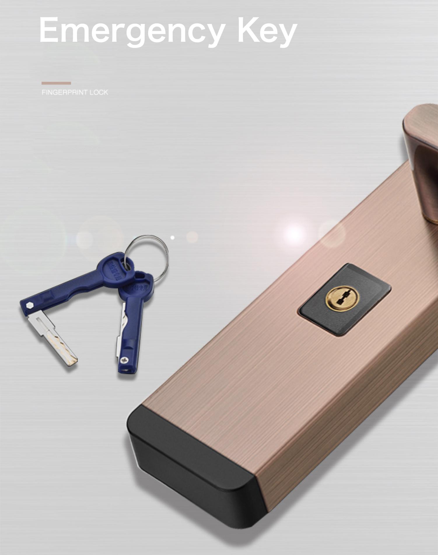 KARODO Digital Door Lock รุ่น X1 (สแกนนิ้วมือ + รหัส + คีย์การ์ด ...