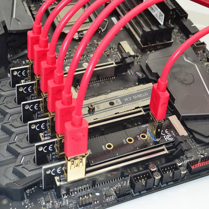 ใหม่! ตัวแปลง NGFF to PCI-E Riser Card M2 to PCIe Expansion Card ...