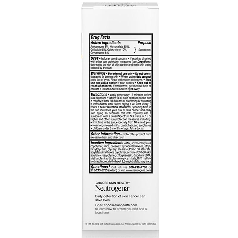 Neutrogena, Age Shield Face, Oil-Free Sunscreen, SPF 110, 3 fl oz (88 ...