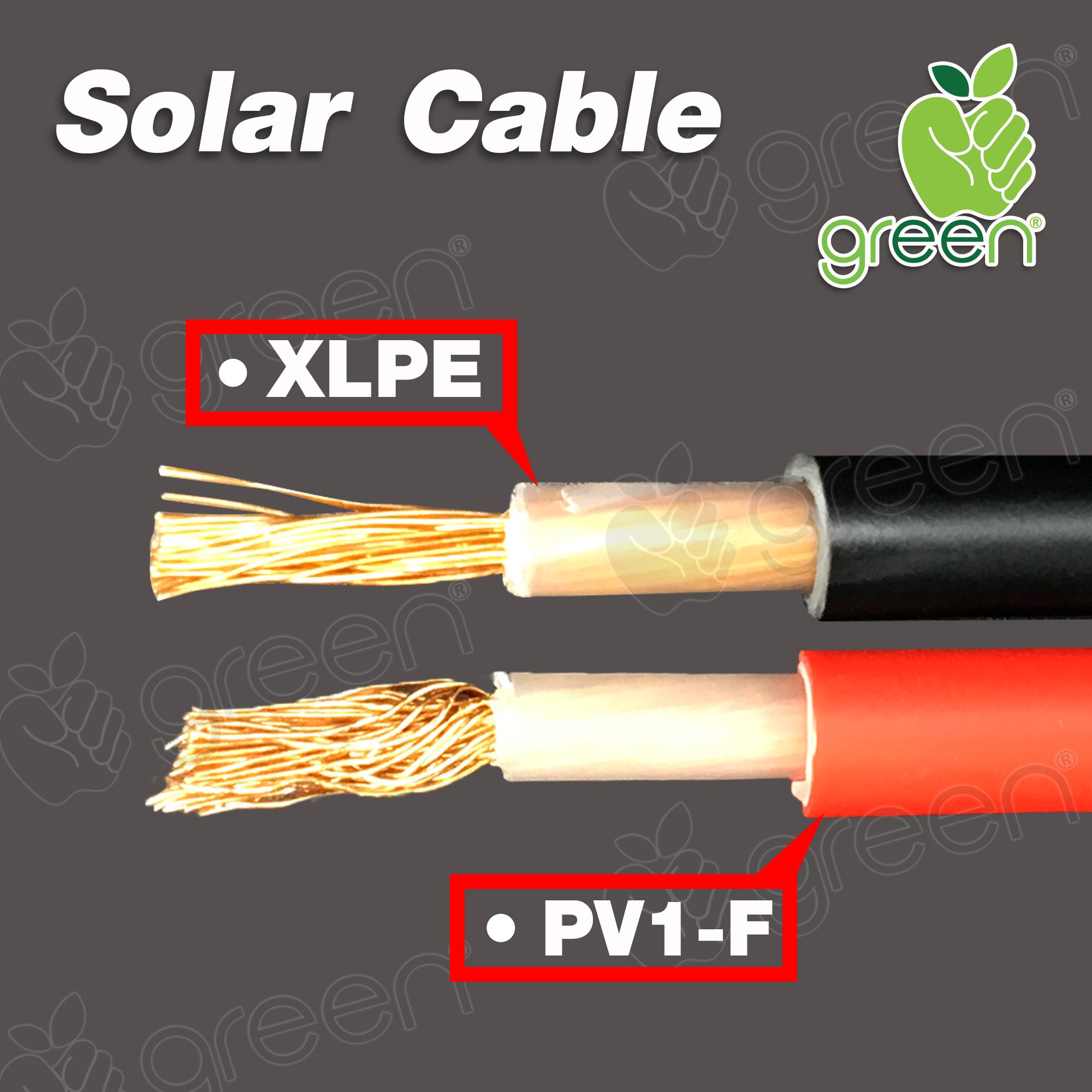 รีวิว Applegreen PV Wire Solar Cable PV1-F XLPE 1 x 4 SQ.MM 100M ใช้กับ ...