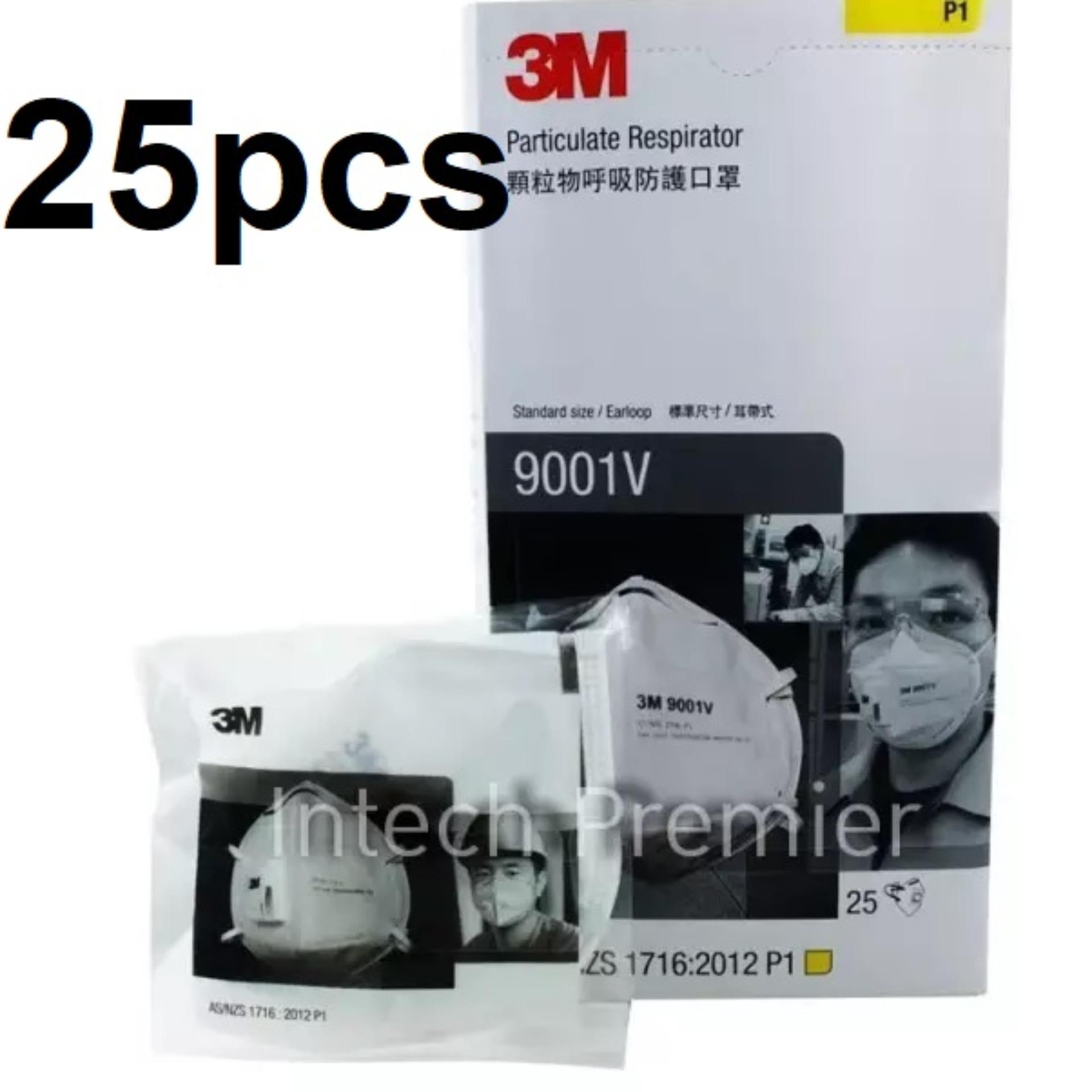 3M 9001V P1 PM2.5 หน้ากากป้องกันฝุ่นละออง Dust Mist Mask - Intech ...