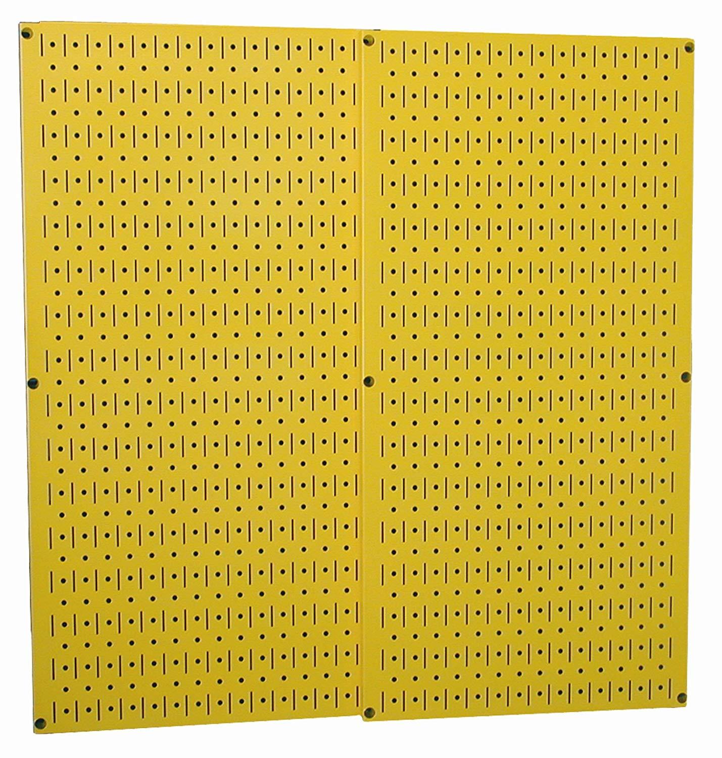 Wall Control : WCT30-P-3232Y* แผ่นเพกบอร์ด Yellow Metal Metal Two 32 x ...