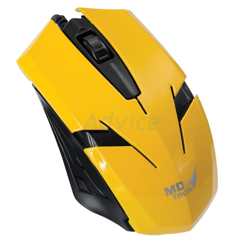 USB Optical Mouse MD-TECH (MD-60) Yellow/Black (( เมาส์ )) - infonic ...