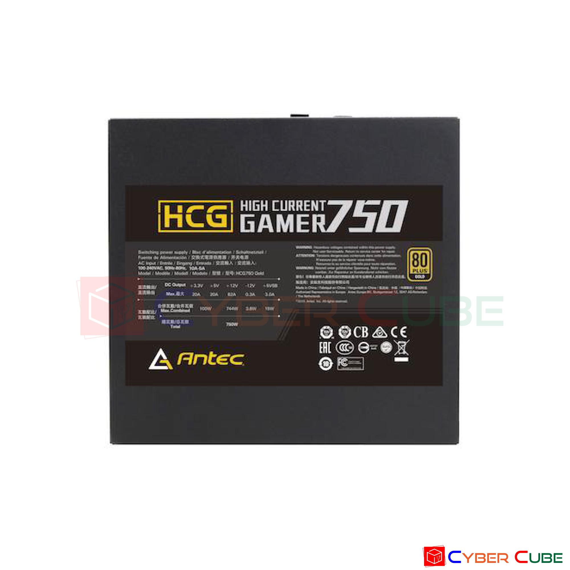 Antec HCG750 Gold -- HIGH CURRENT GAMER 750W (80 PLUS GOLD) POWER ...