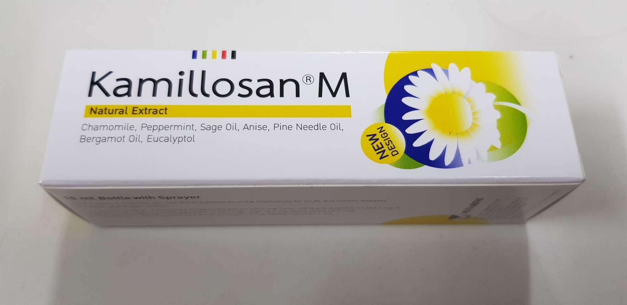 Kamillosan 15 ml. สเปรย์ คามิโลซาน บรรเทาอาการเจ็บคอ 1 ขวด - Medical ...