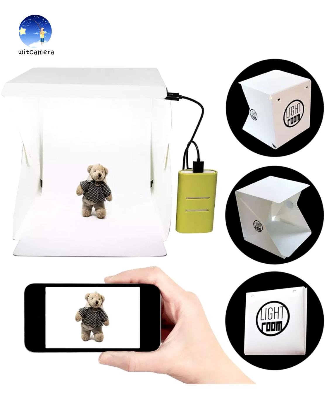 สตูดิโอถ่ายภาพ กล่องถ่ายภาพ แบบพกพา Light Room LightRoom Photo Studio 9 ...