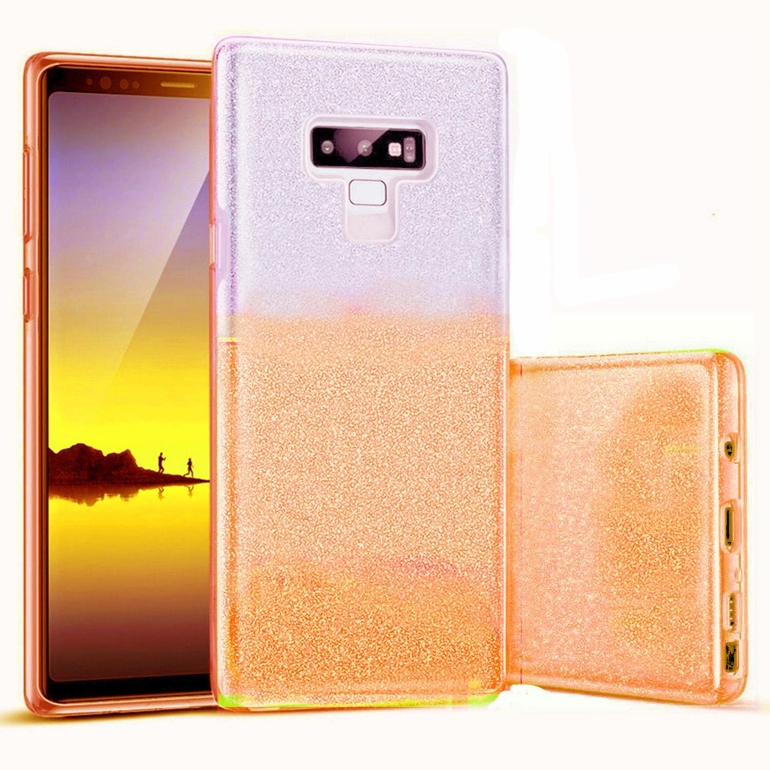 BKKONLINE Slim Glitter Gradient Case For Samsung Galaxy note 9 Diamond ...
