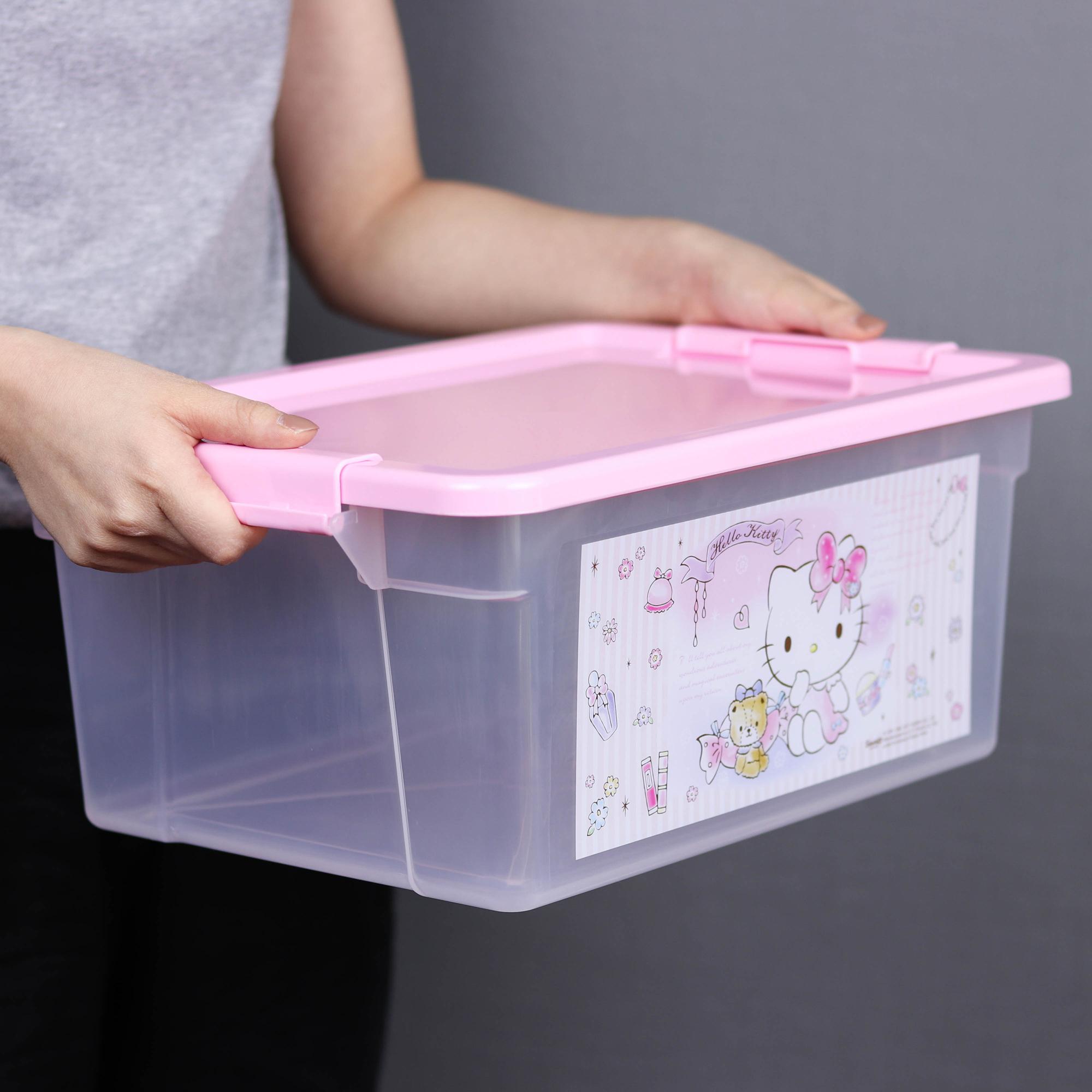 [ซื้อ 1 แถม 1] - Micronware กล่องอเนกประสงค์ ลายลิขสิทธิ์ Kitty คิตตี้ รุ่น 6661 ขนาด 10.5 ลิตร ...