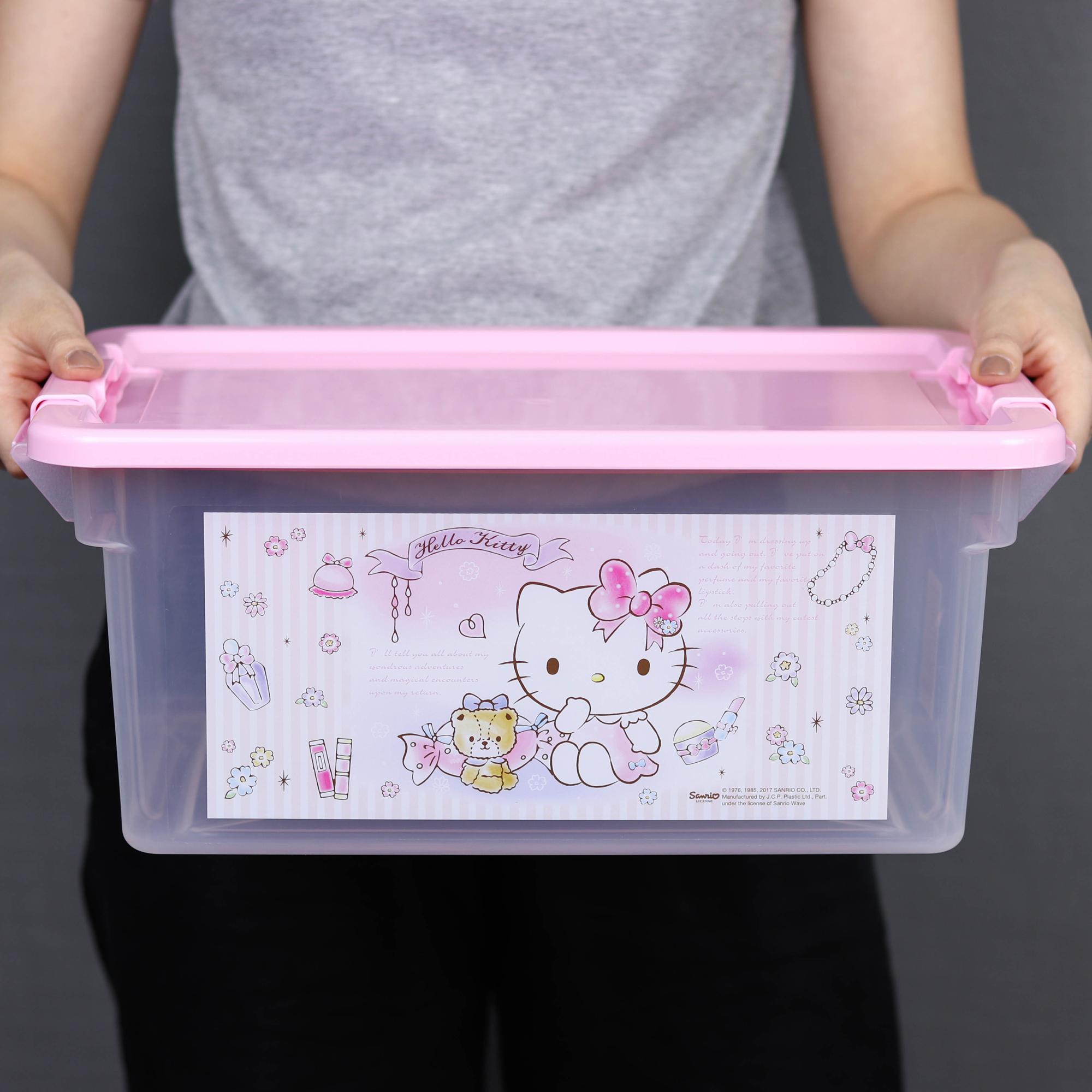 [ซื้อ 1 แถม 1] - Micronware กล่องอเนกประสงค์ ลายลิขสิทธิ์ Kitty คิตตี้ รุ่น 6661 ขนาด 10.5 ลิตร ...