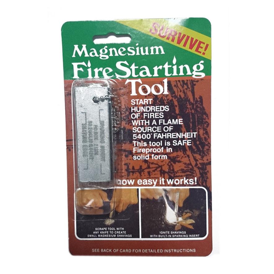 Mini Flint Striker Fire Starter แท่งแมกนีเซียม พกพา แท่งจุดไฟ แท่ง ...