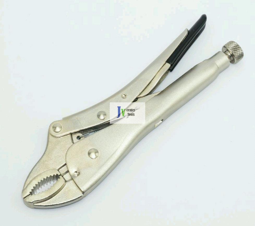 Force 614250 คีมล็อคปากโค้ง ขนาด 10 นิ้ว - JV center tools - ThaiPick