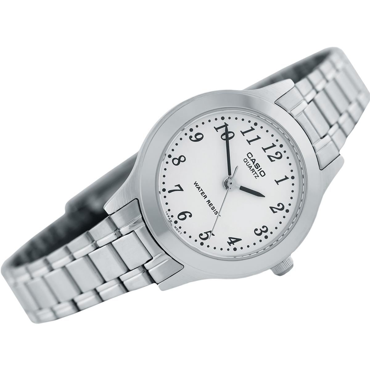 Casio นาฬิกาข้อมือผู้หญิง สายสแตนเลส รุ่น LTP-1128 ของแท้ประกันศูนย์ ...