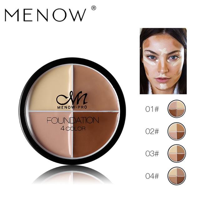 HOT HOT MENOW.แป้งพัฟแบบ4สีในตัวเดียวกัน FOUNDATION 4COLOR มีให้เลือก ...