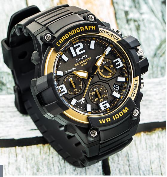 นาฬิกา Casio รุ่น MCW-100H-9A2VDF นาฬิกาผู้ชาย สายเรซิ่น สีดำ (ขายดี ...