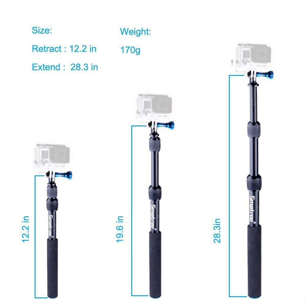 GoPro Smatree SmaPole S2 All-aluminum Gopro Handheld Pole integrated ...
