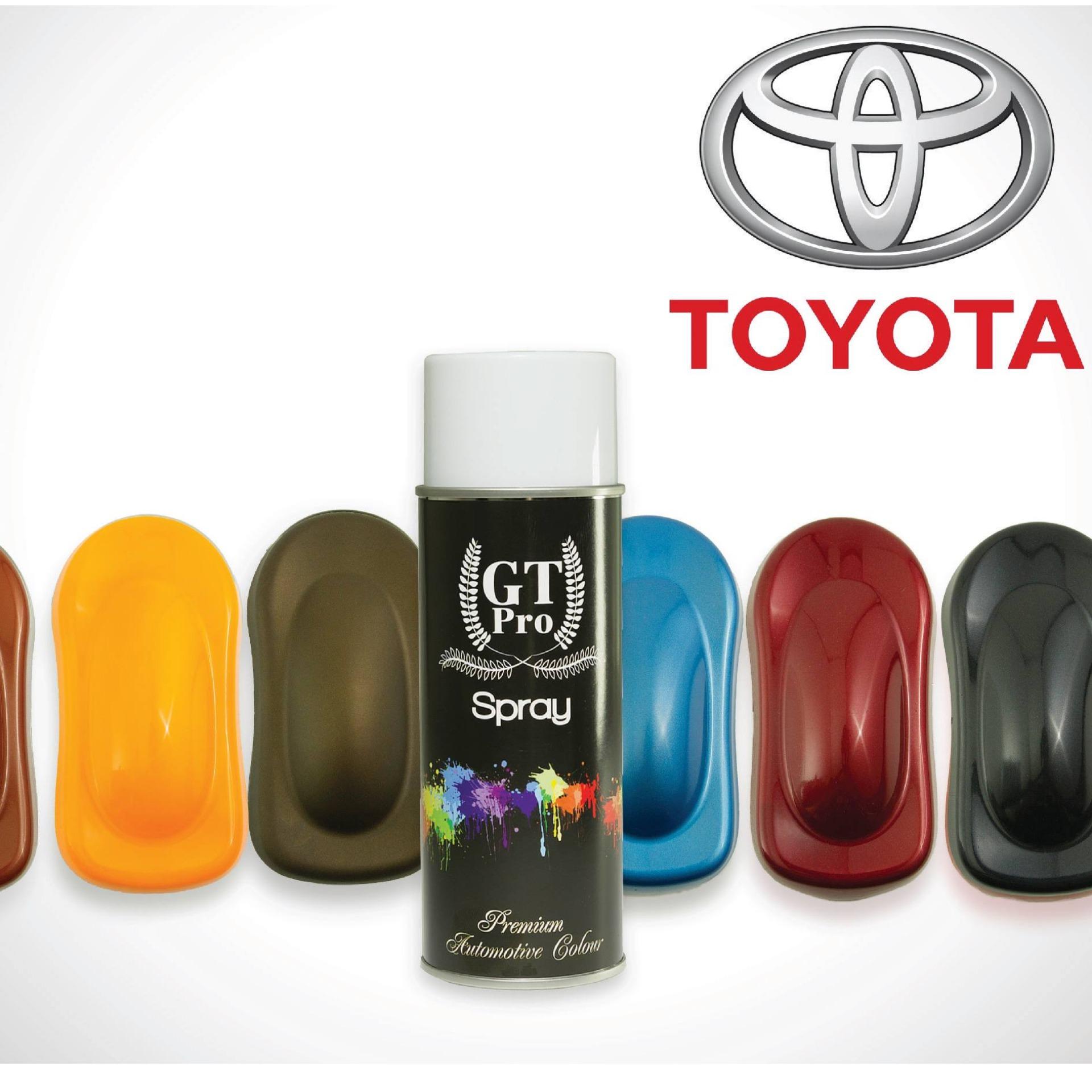 สีสเปรย์พ่นรถยนต์GT Pro Toyota 209 สีดำ - GT Colour Paint - ThaiPick