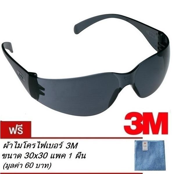 ชุดคู่ 3M แว่นตานิรภัย Safety Glasses รุ่น Asian Fit เลนส์โพลีคาร์โบเนต ...